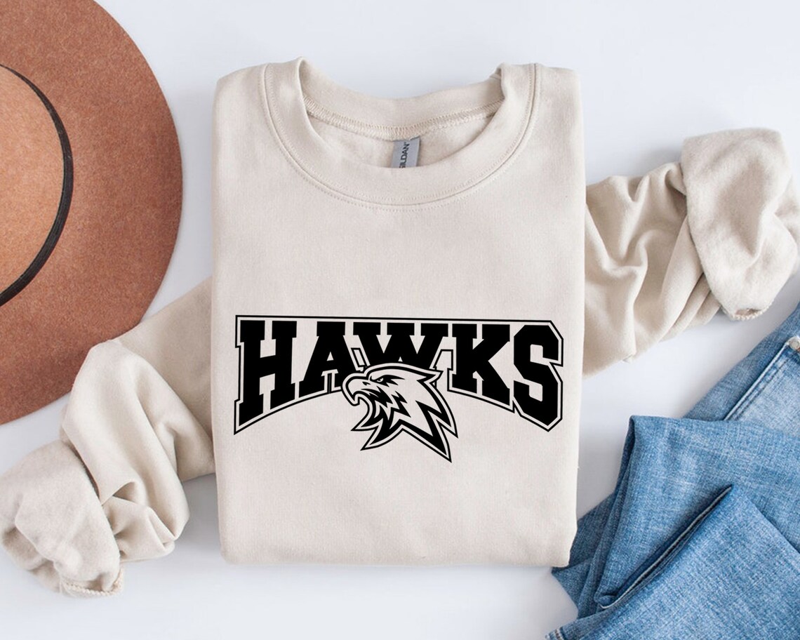 Hawks Mascot Svg, Hawks Svg, Digital Download, Mascot Sublimation ...