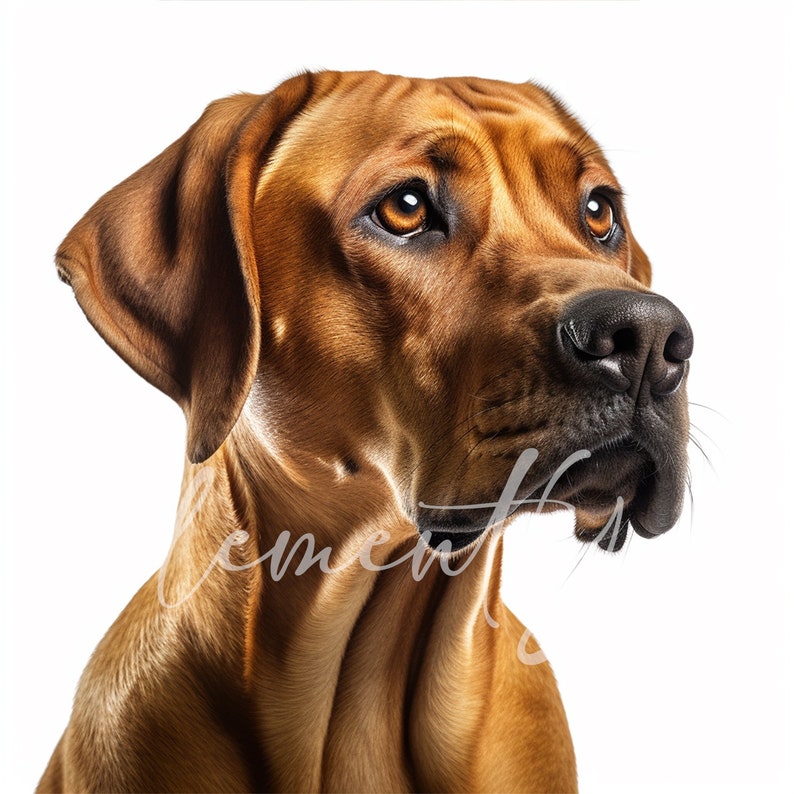Rhodesian Ridgeback Clipart, 12 High Quality Jpgs, Dog Clipart, Digital ...