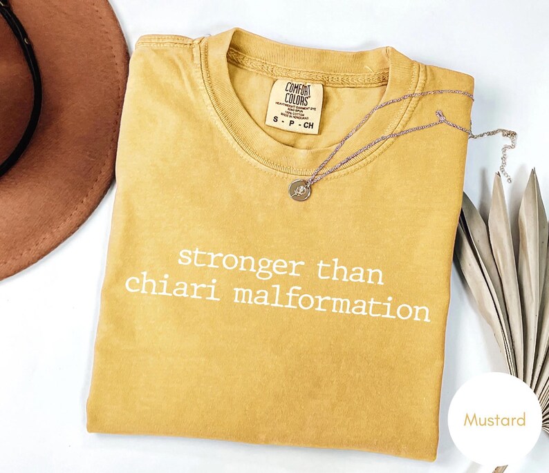 Chiari Malformation Awareness Shirt, Stronger Than Chiari Warrior Tee ...