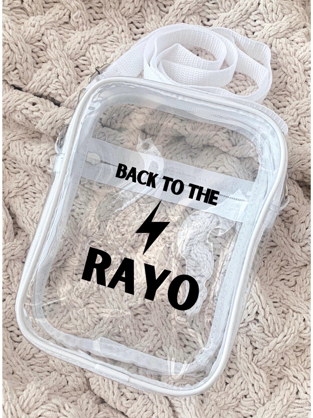 Back to the Rayo Tour Stadium Bag Customizable Clear Bag Reggaeton ...