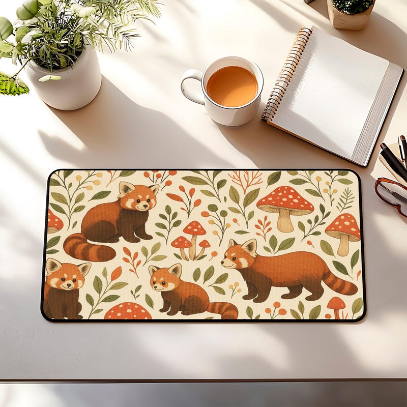 Panda Mouse Pad - Etsy UK