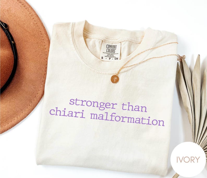 Chiari Malformation Awareness Shirt, Stronger Than Chiari Warrior Tee ...