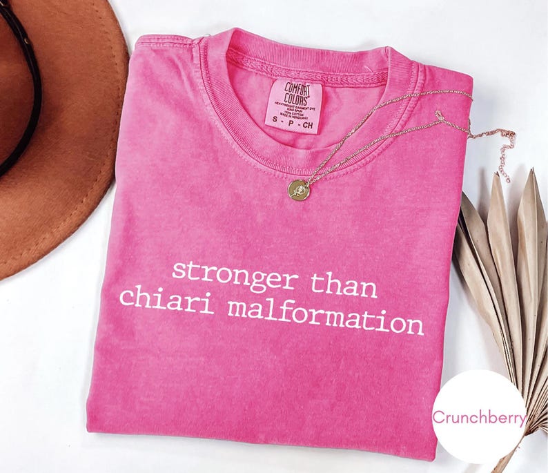 Chiari Malformation Awareness Shirt, Stronger Than Chiari Warrior Tee ...
