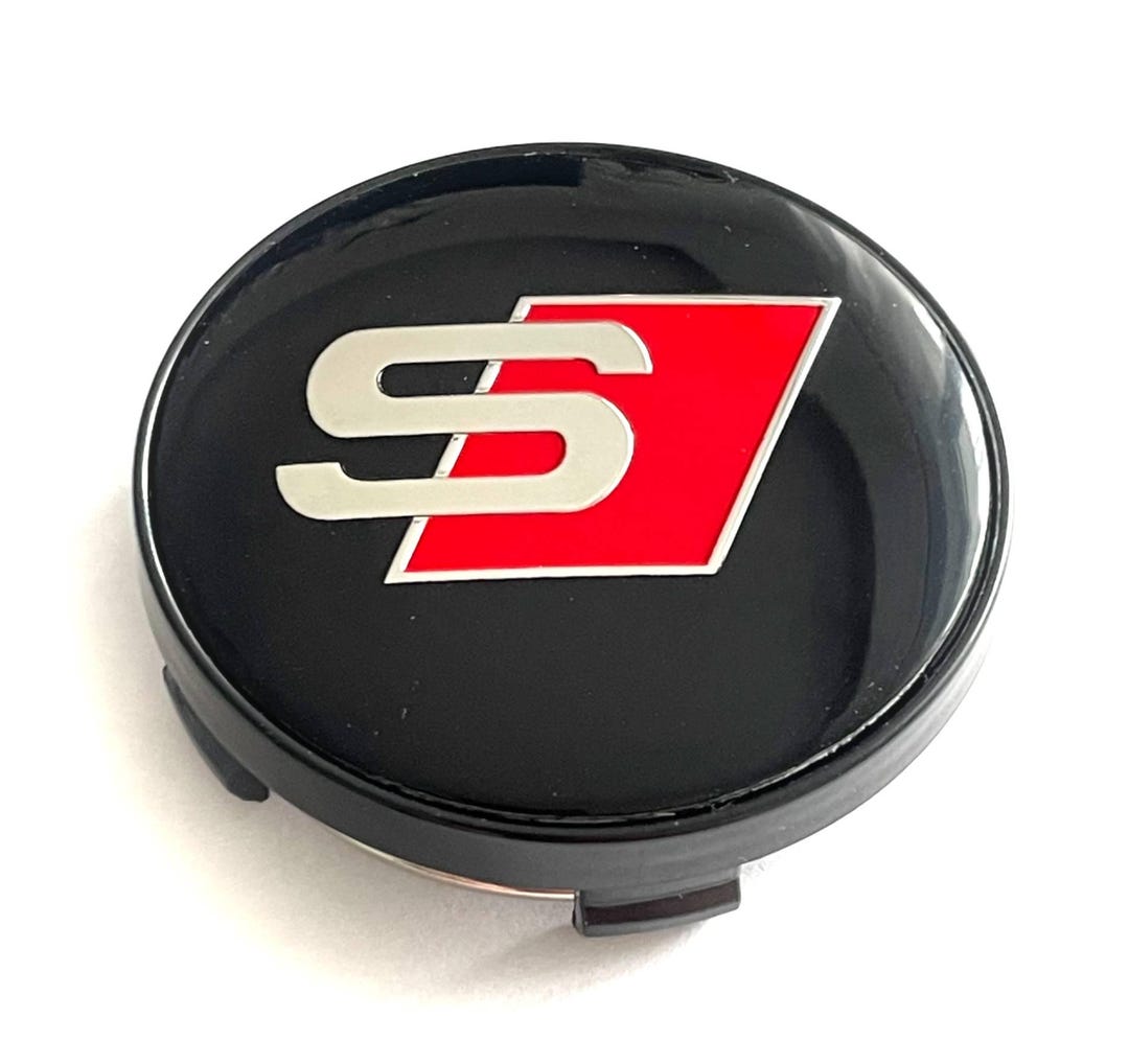 4 Items 60mm / 57mm S Line Wheel Center Hub Caps Alloy Rim Covers for ...