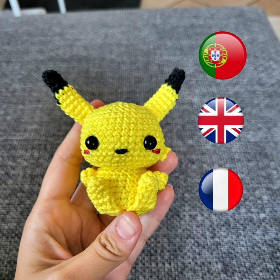 Pikachu Crochet Pattern, PDF Pikachu Crochet Pattern / Amigurumi - Etsy