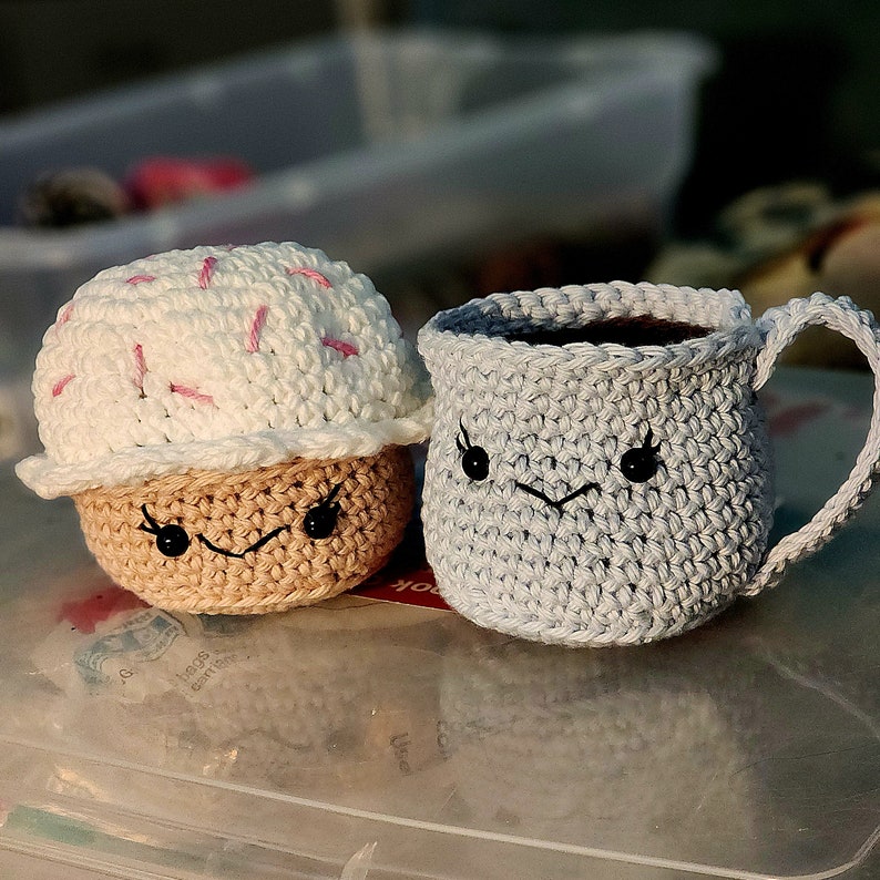 Coffee Mug, Crochet Mug, Amigurumi, 100% Cotton, One Color ...