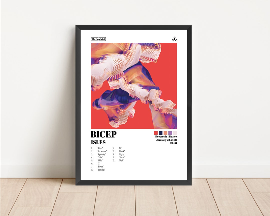 BICEP | "isles" Album Cover Poster Print | House Techno DJ Art - Etsy
