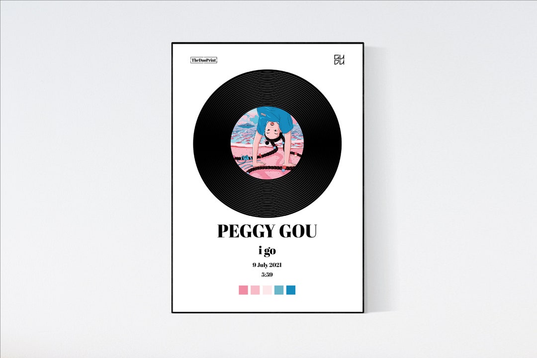 Peggy Gou i Go Song Record Cover Poster - Etsy