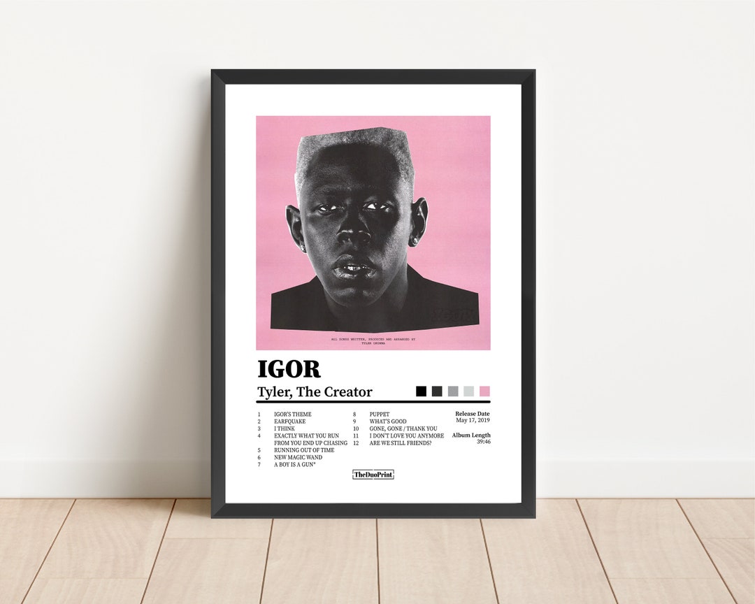 Tyler, the Creator | "igor" Album Cover Poster | Hip Hop Music Art ...