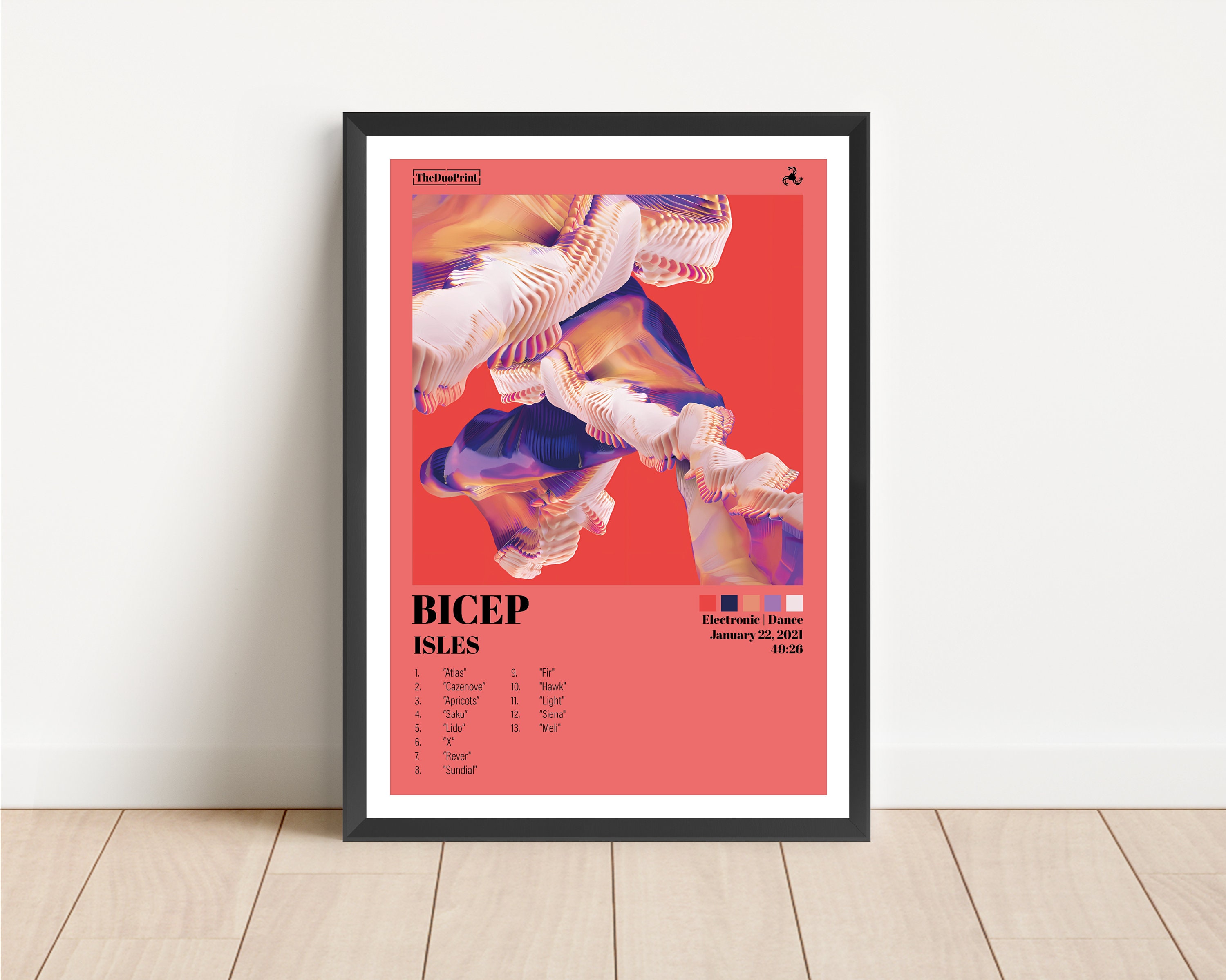 BICEP | "isles" Album Cover Poster Print | House Techno DJ Art - Etsy