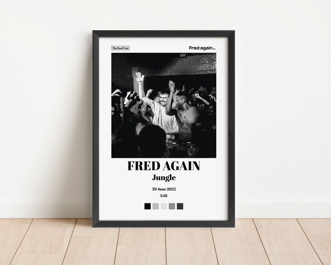 Fred Again jungle Song Cover Poster Electronic Dance DJ Art - Etsy UK