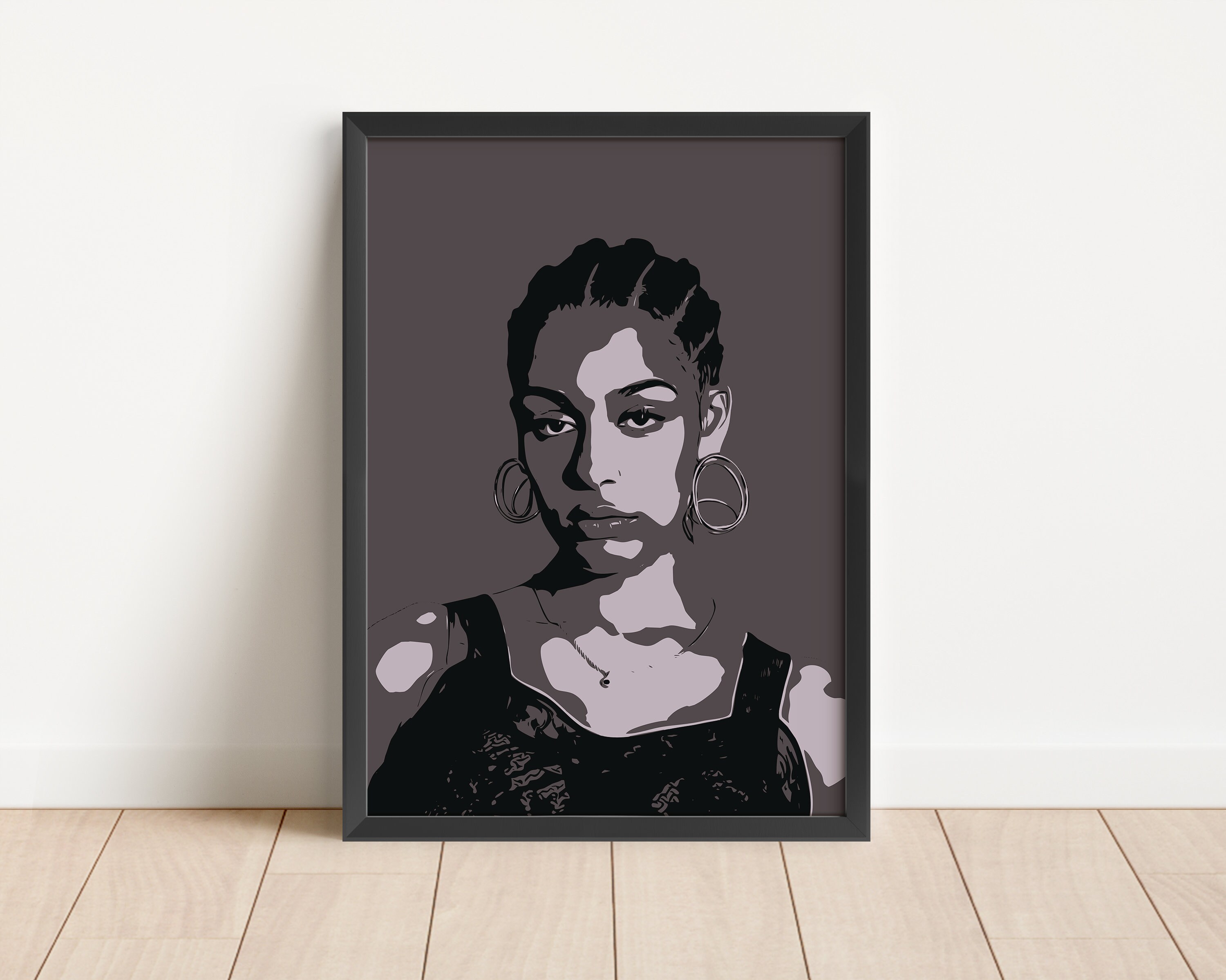 Jorja Smith Poster | Rnb & Hip Hop Art | Plain Background - Etsy