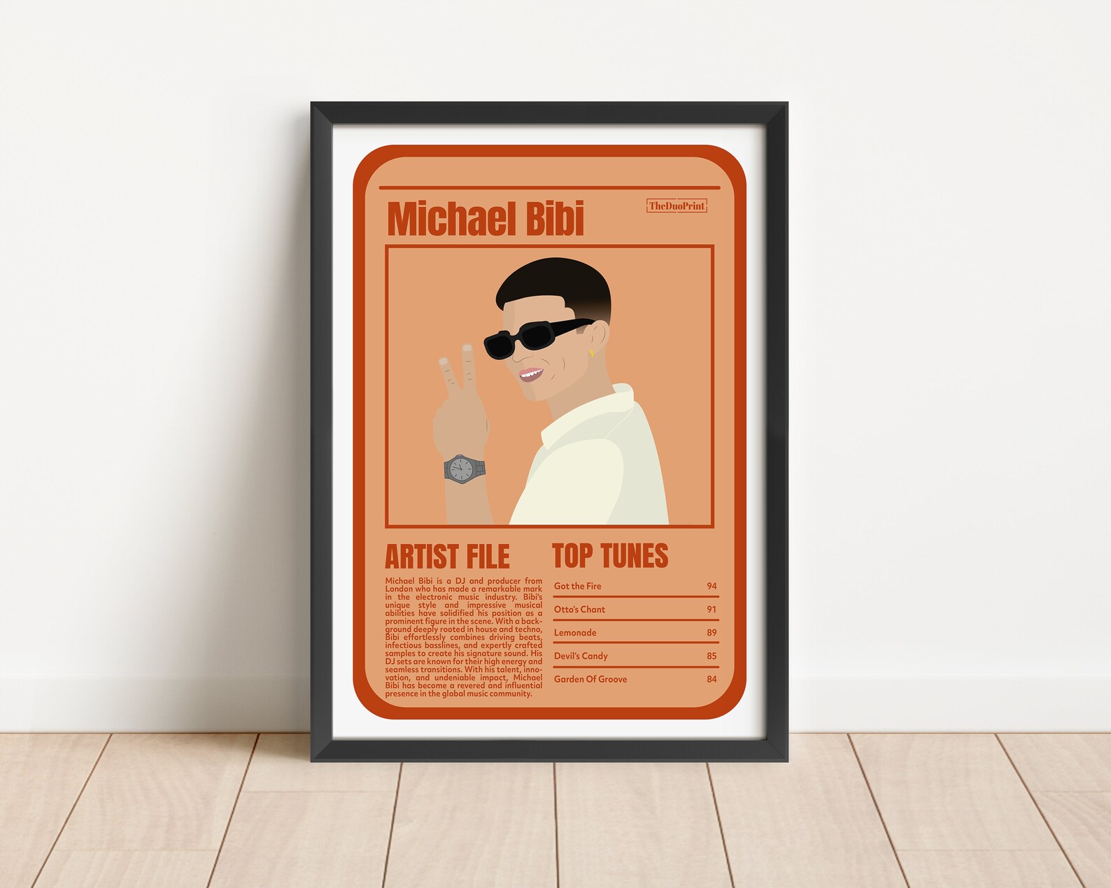 Michael Bibi | Top Tunes Poster | House Techno DJ Art - Etsy