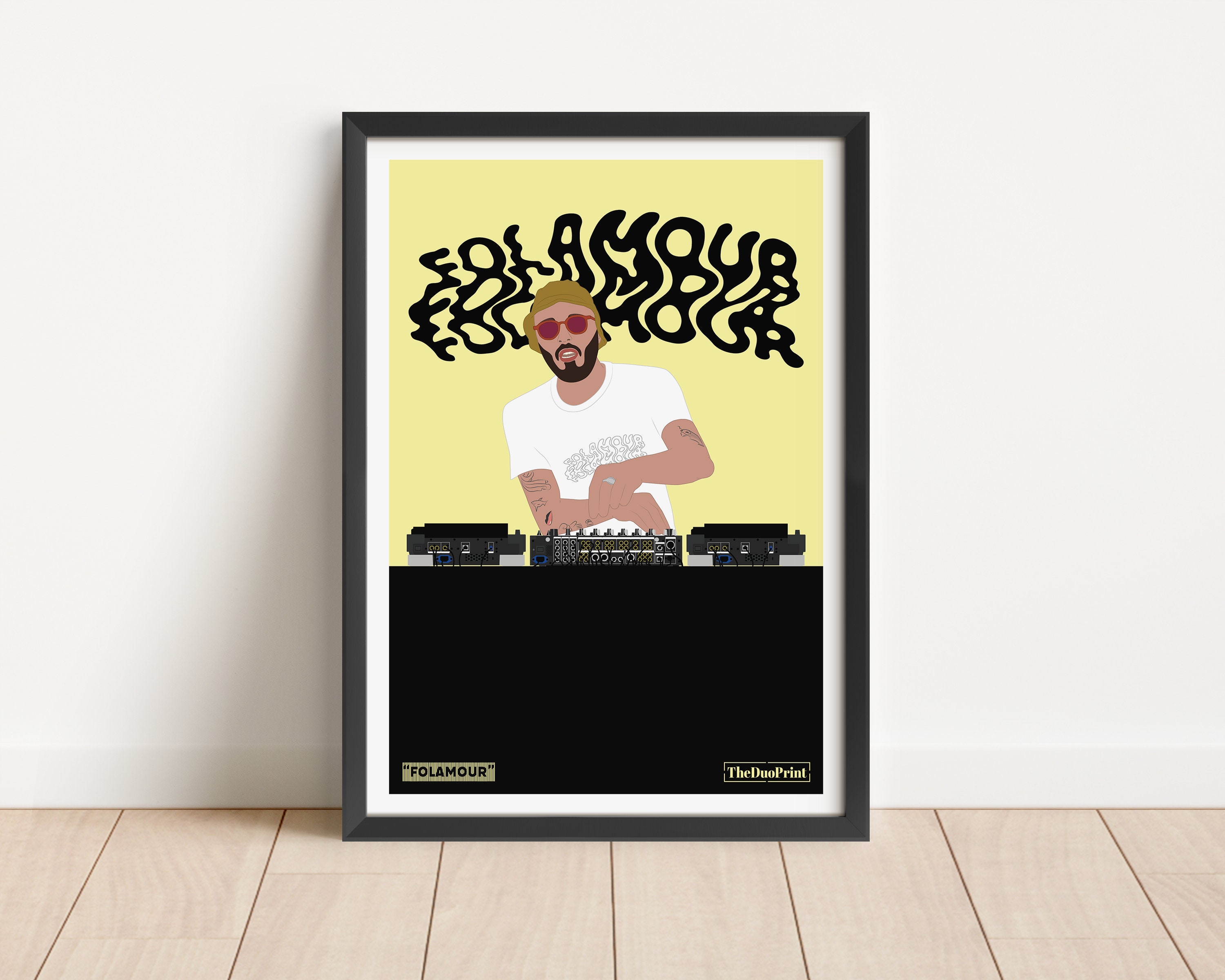 Folamour DJ Poster House Disco DJ Art - Etsy