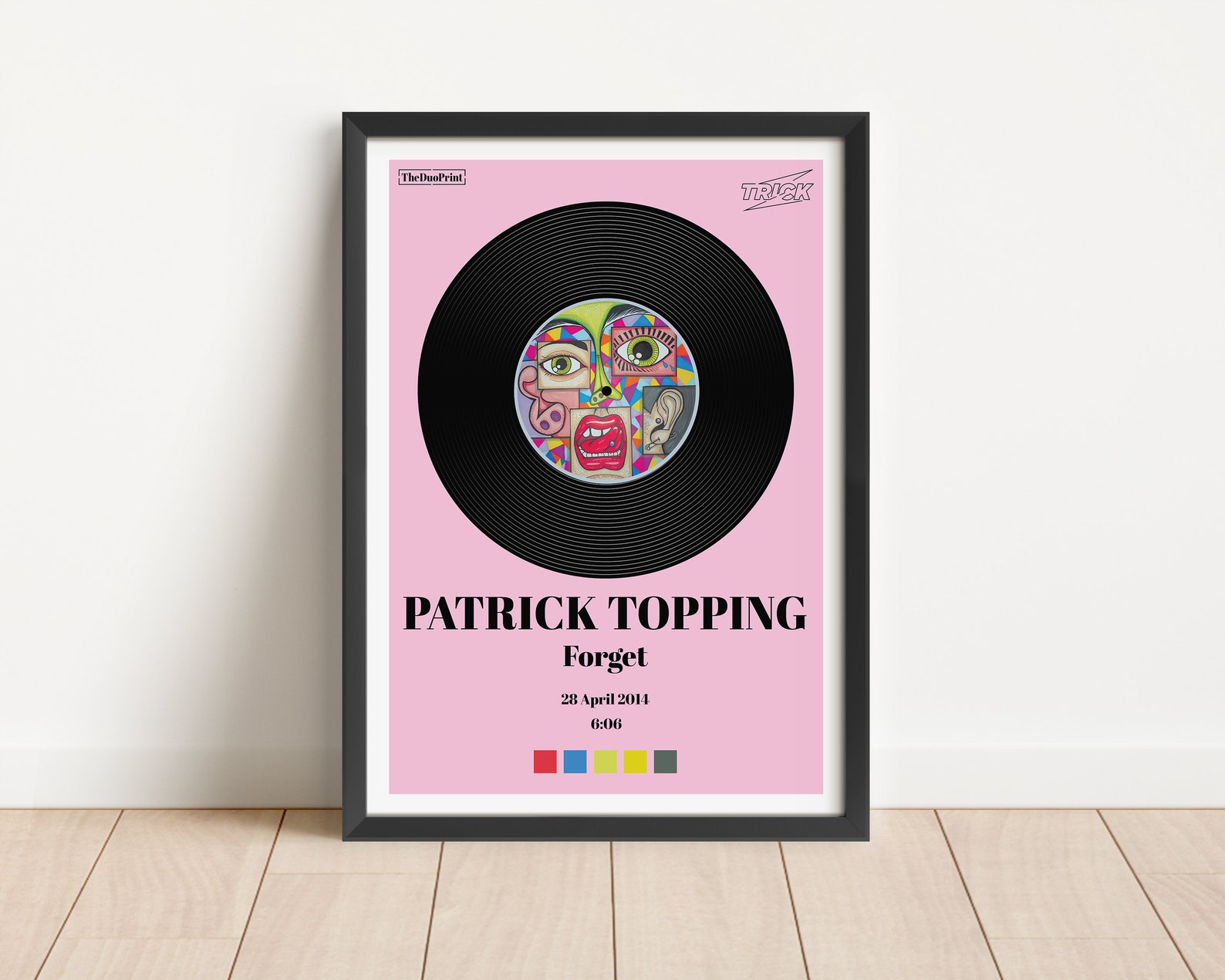 Patrick Topping | "forget" Record Song Cover Poster | House Techno DJ ...