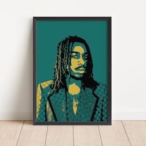 Knucks Poster | Rap & Hip Hop Art | Plain Background - Etsy