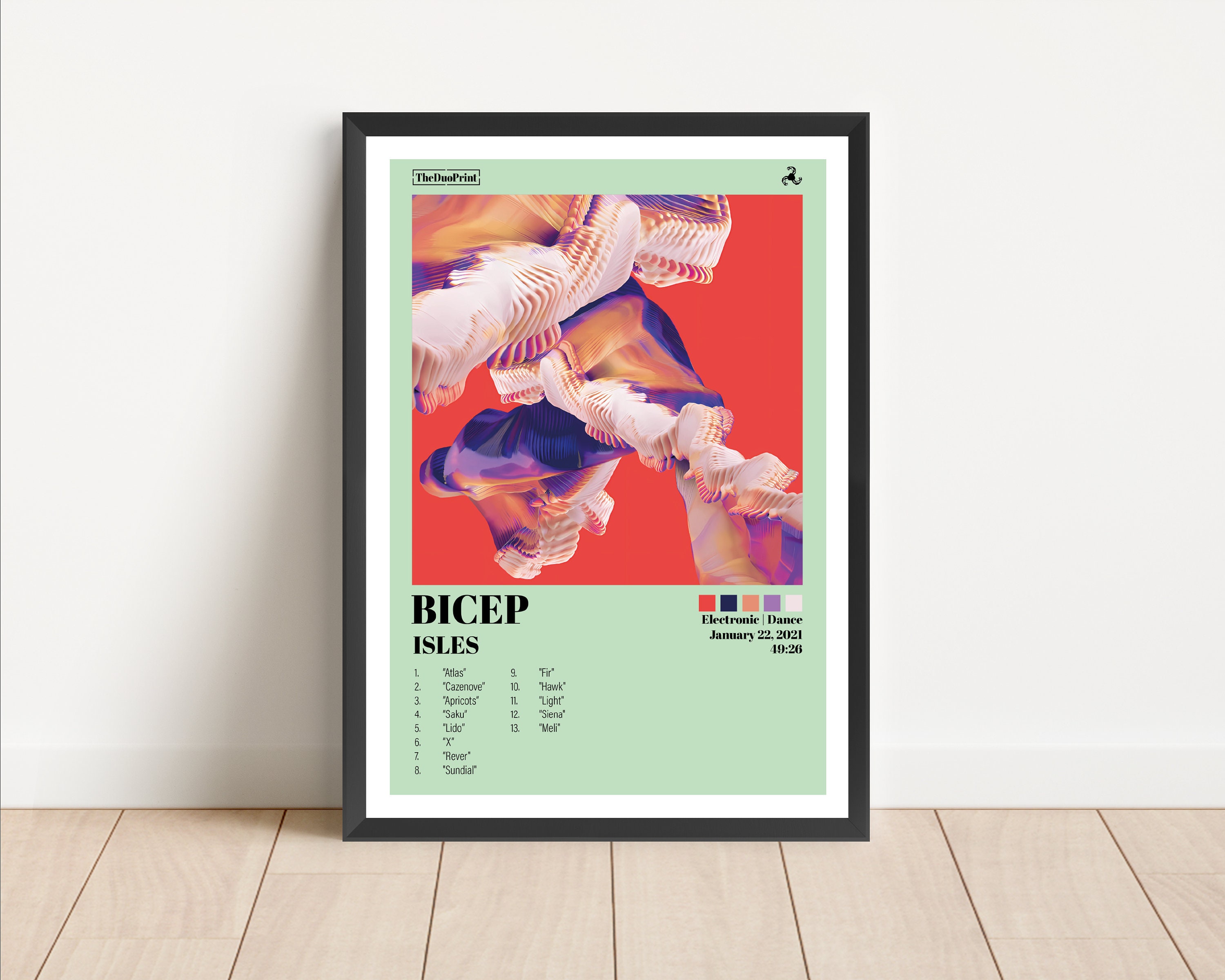 BICEP | "isles" Album Cover Poster Print | House Techno DJ Art - Etsy