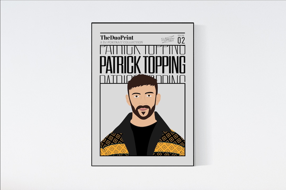 Patrick Topping | Newspaper Poster | House Techno DJ Art - Etsy