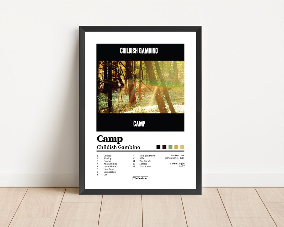 Childish Gambino camp Album Cover Poster Hip Hop Music Art Poster Print ...