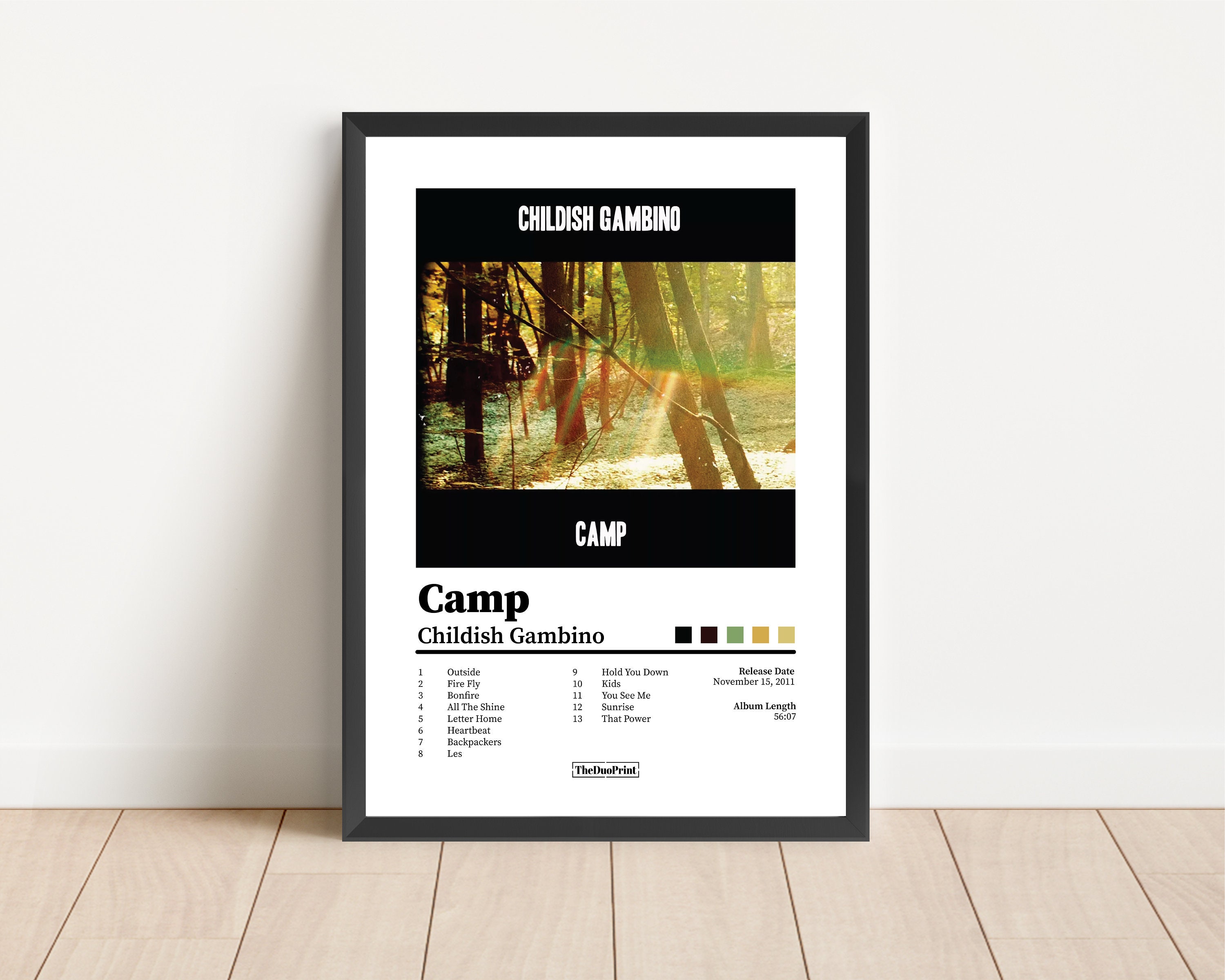 Childish Gambino | "camp" Album Cover Poster | Hip Hop Music Art Poster ...