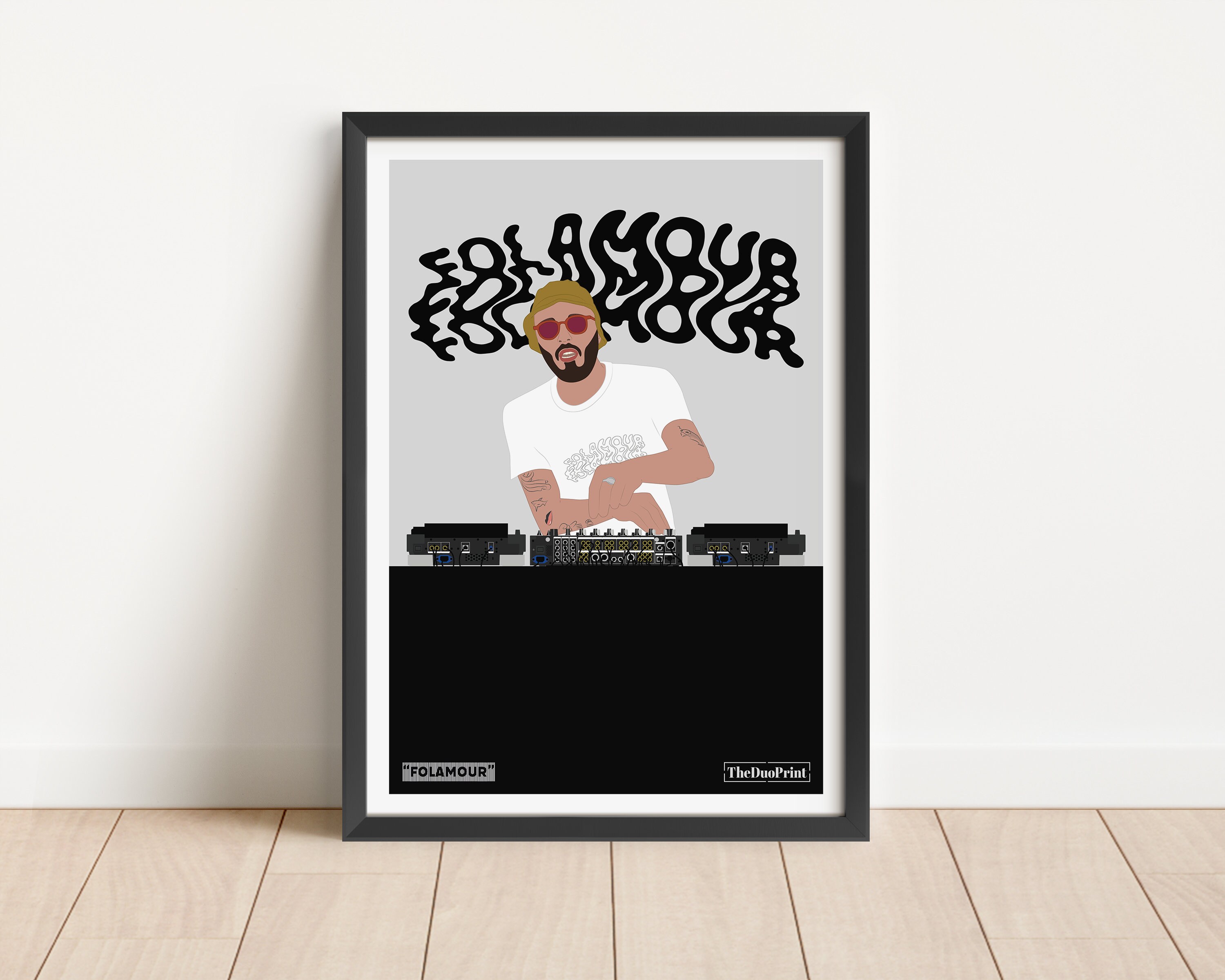 Folamour DJ Poster House Disco DJ Art - Etsy