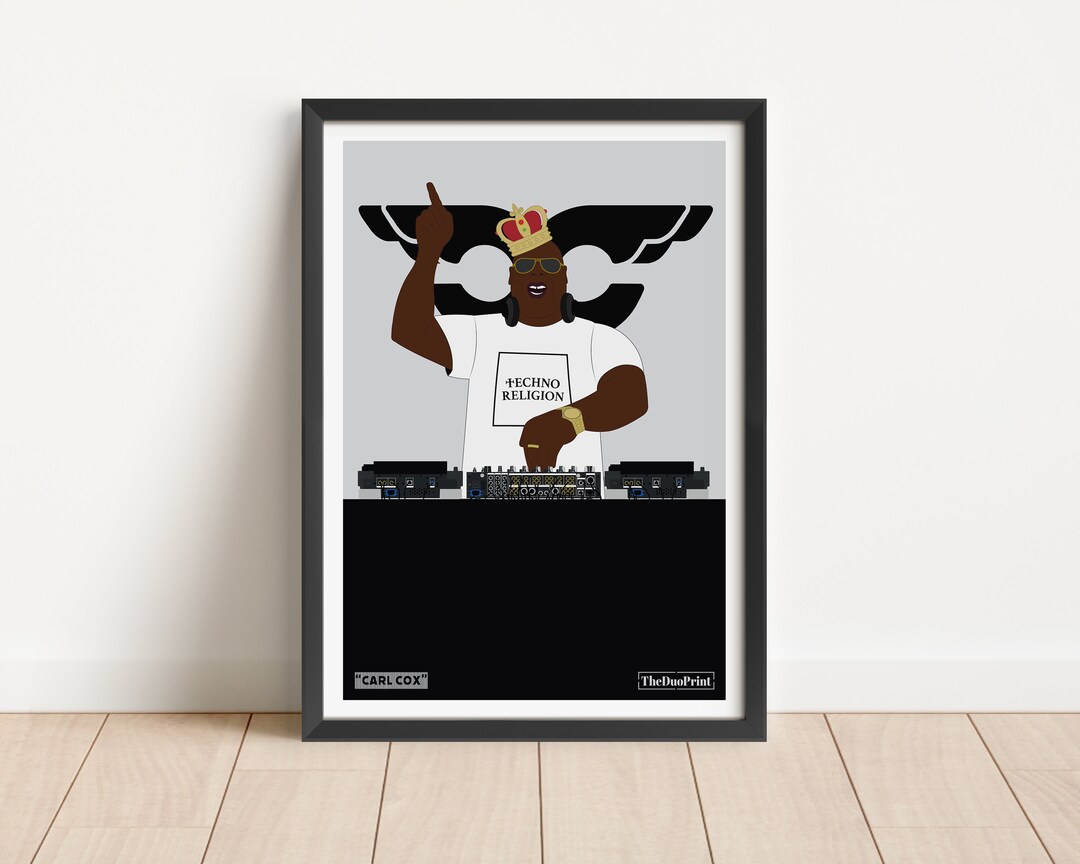 Carl Cox | DJ Poster | House Techno DJ Art - Etsy