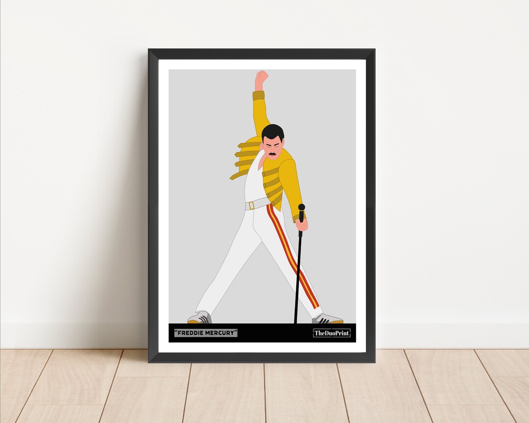 Freddie Mercury Queen | Pop Rock Poster | Music Legends Art - Etsy