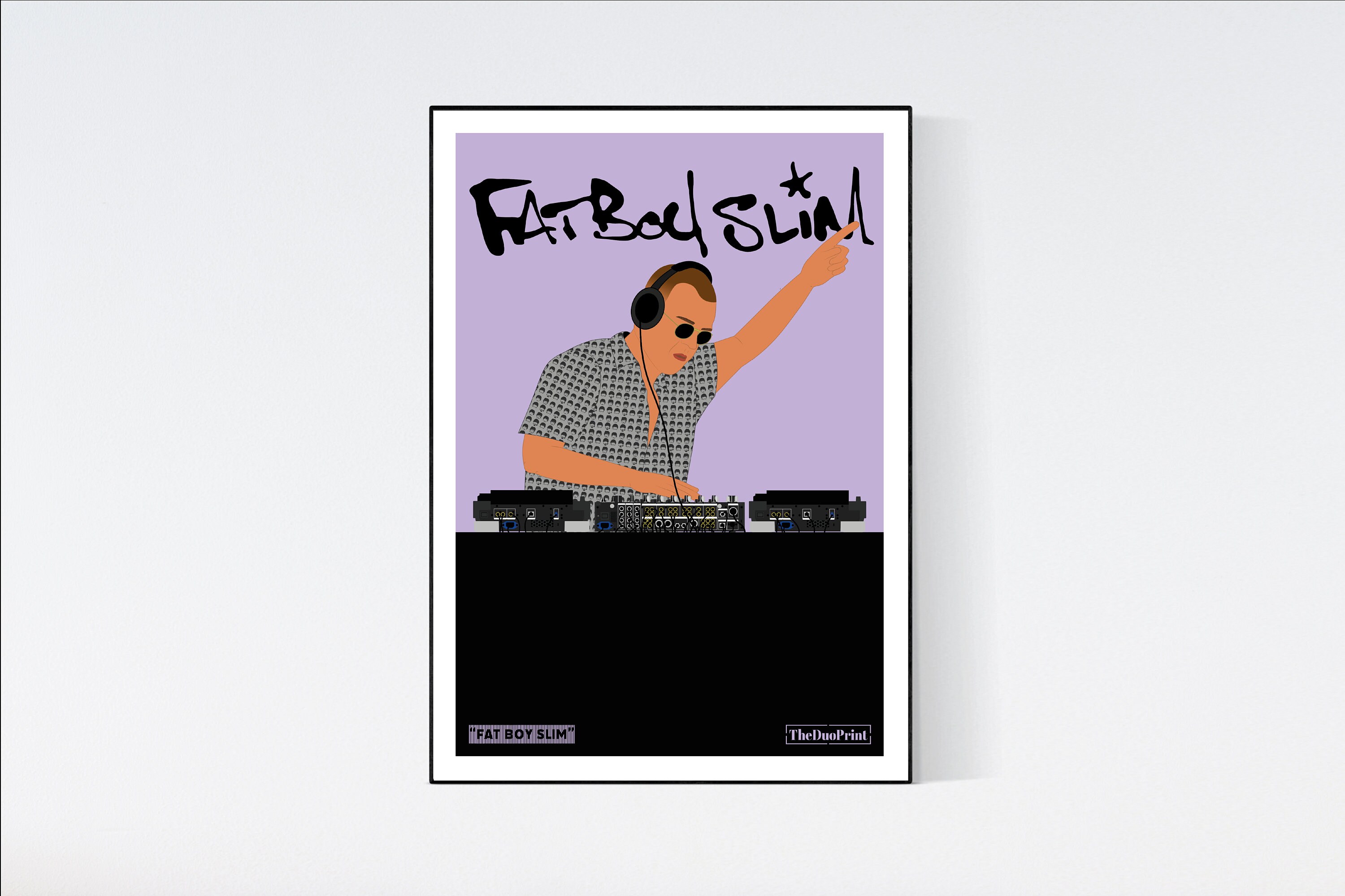Fatboy Slim DJ Poster House Techno Electronic DJ Art - Etsy
