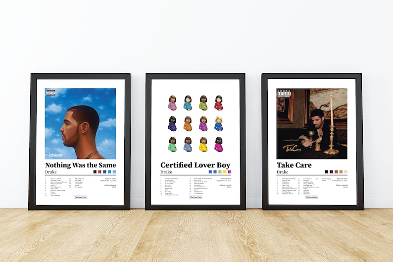 Drake Album Posters | Album Cover Posters | Hip Hop Rap Pop Music Art ...