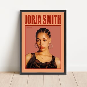 Jorja Smith Poster | Rnb & Hip Hop Art - Etsy