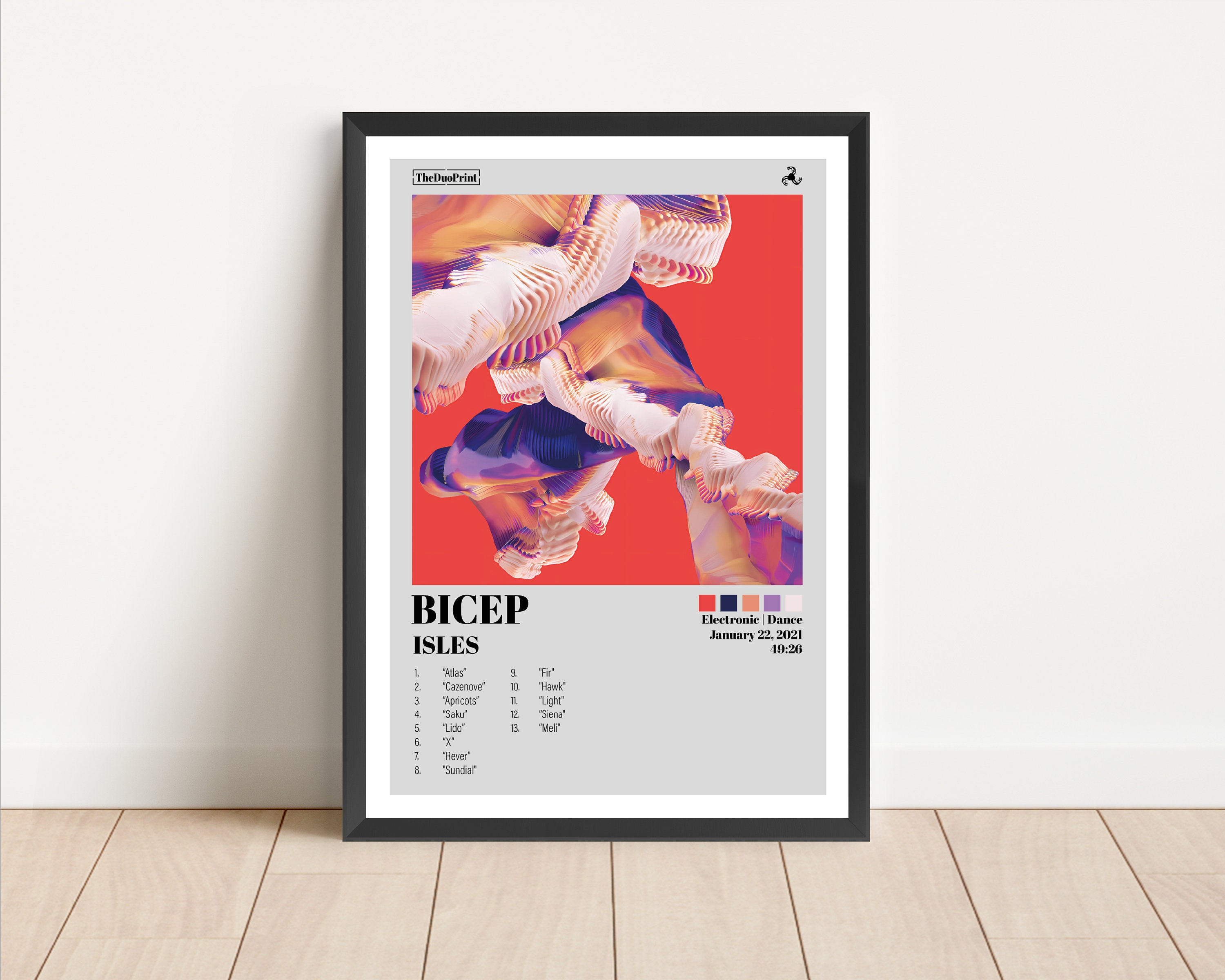 BICEP | "isles" Album Cover Poster Print | House Techno DJ Art - Etsy