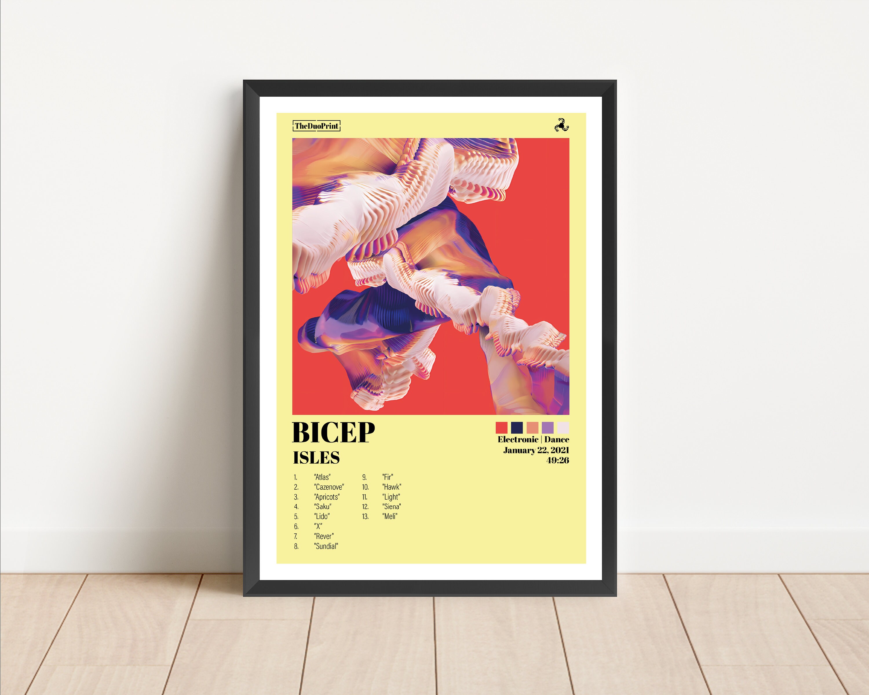 BICEP | "isles" Album Cover Poster Print | House Techno DJ Art - Etsy