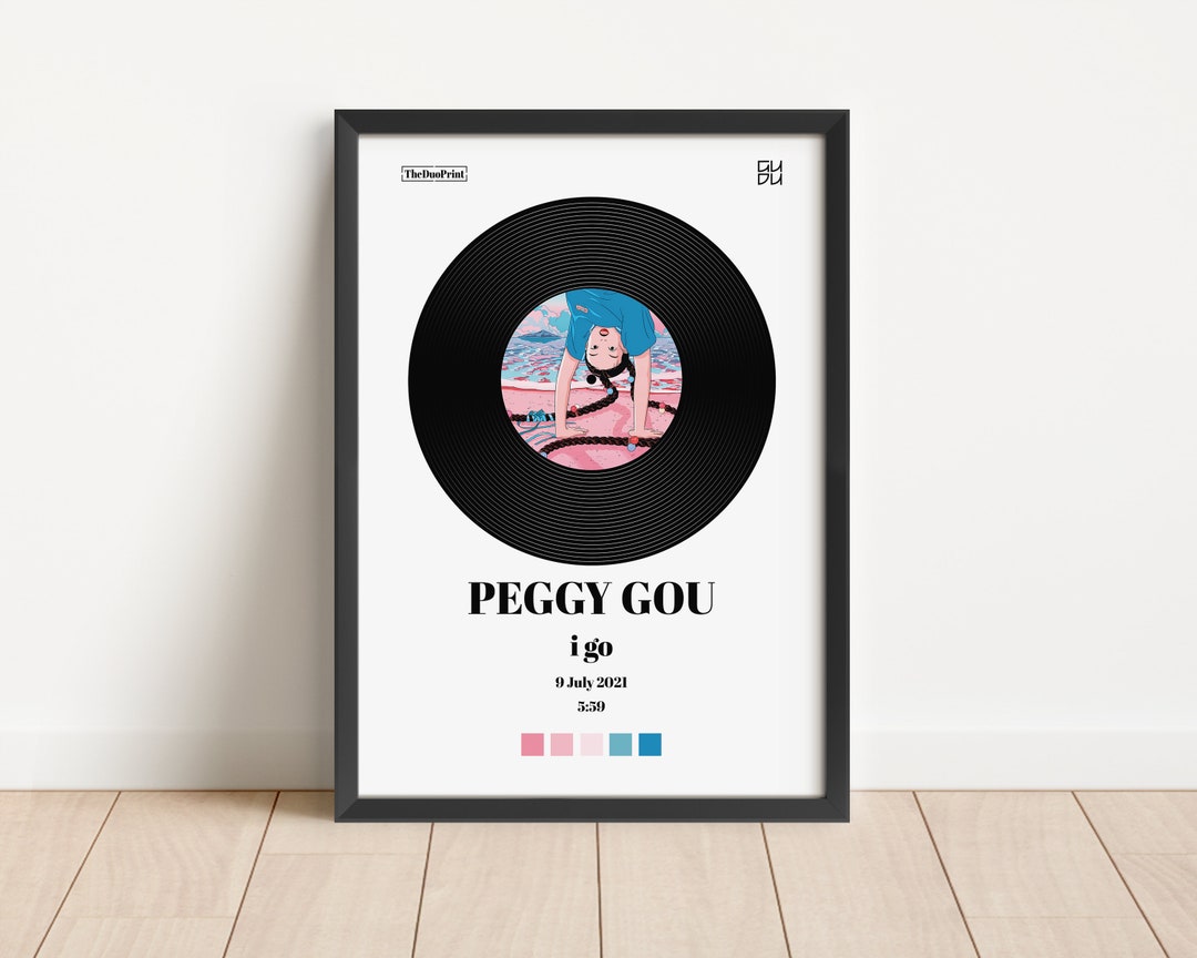 Peggy Gou | "i Go" Song Record Cover Poster | Electronic Dance DJ Art ...