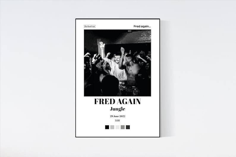 Fred Again jungle Song Cover Poster Electronic - Etsy Australia