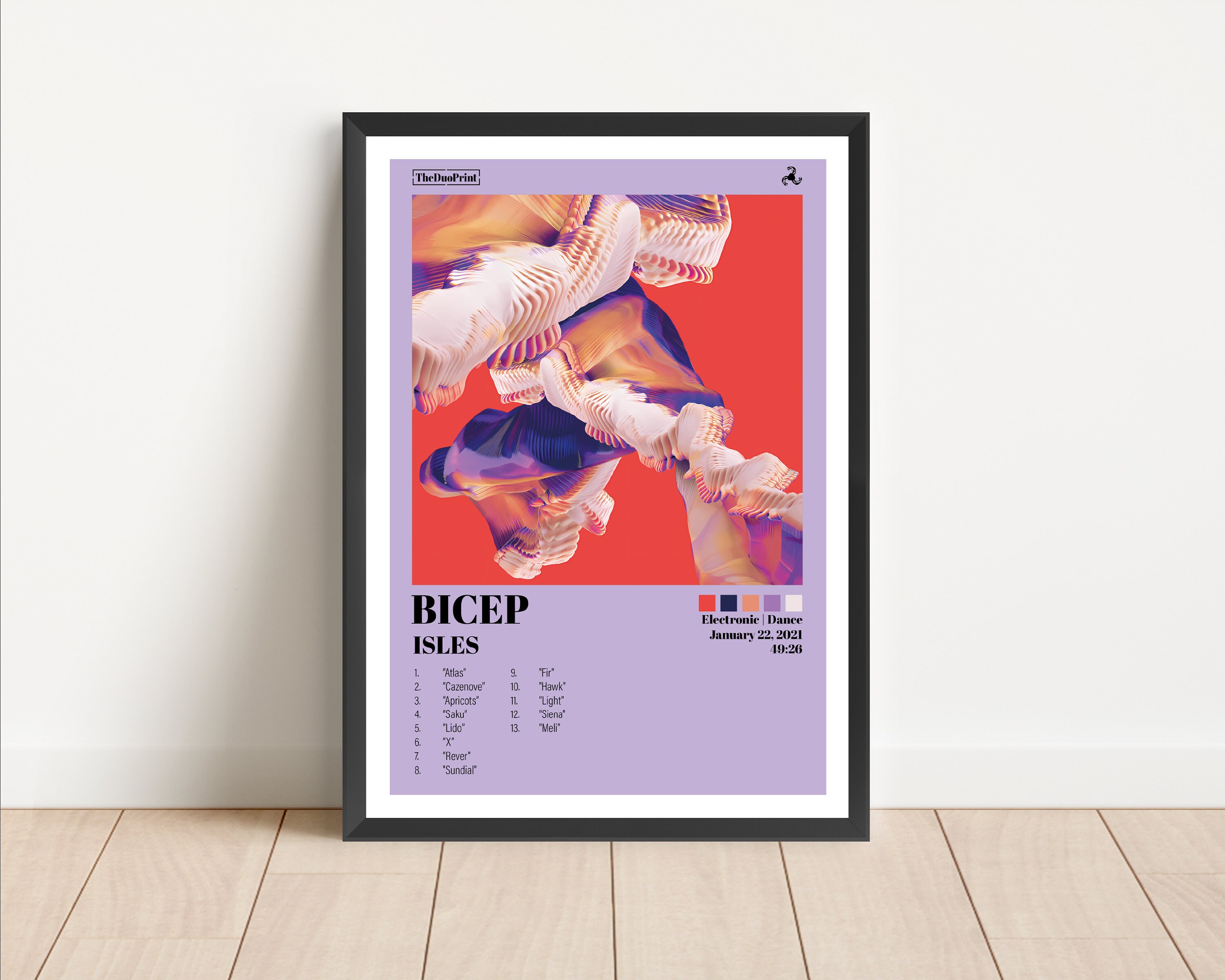 BICEP | "isles" Album Cover Poster Print | House Techno DJ Art - Etsy