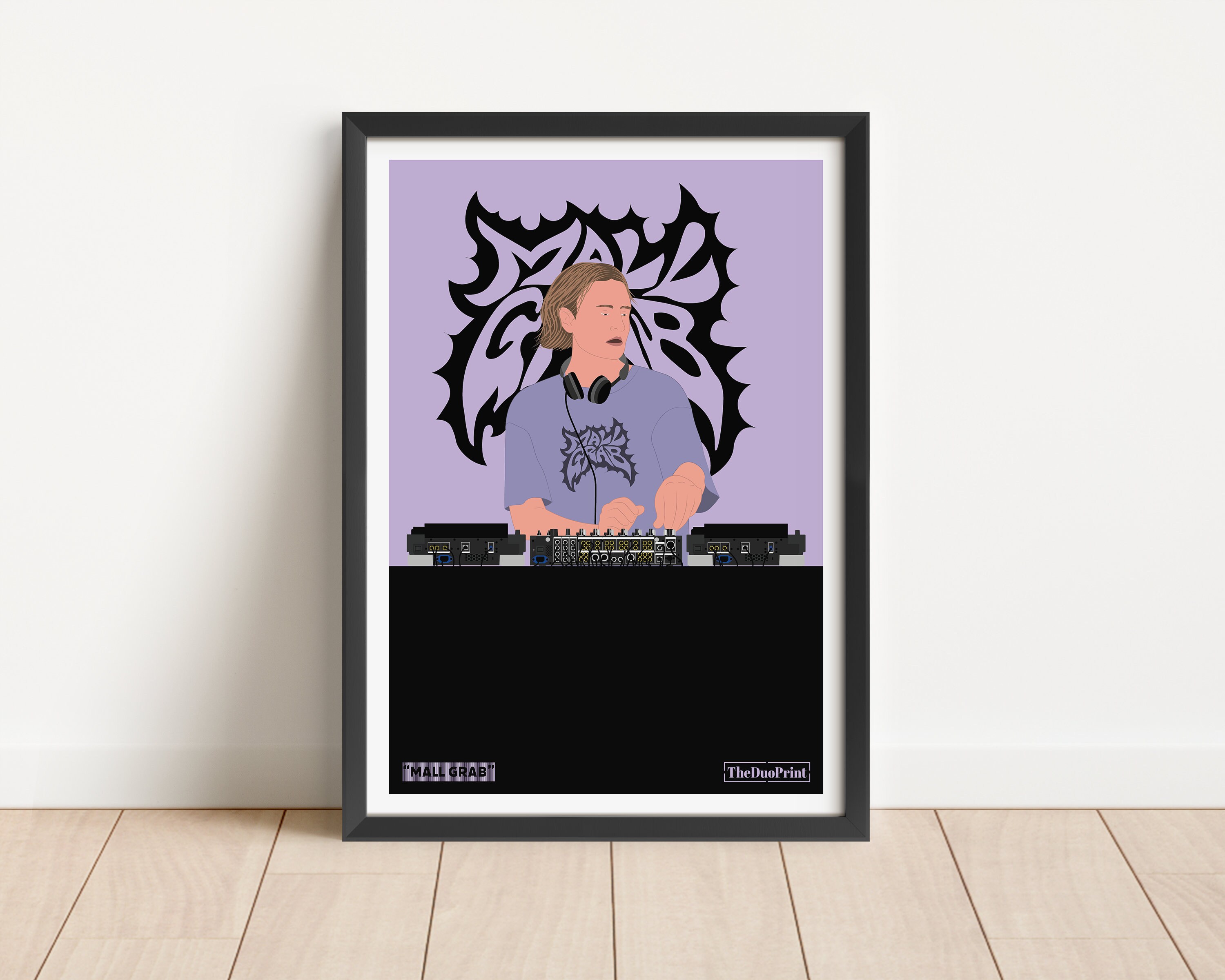 Mall Grab | DJ Poster | House Techno Electronic DJ Art - Etsy