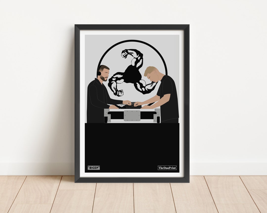 BICEP | DJ Poster | House Techno Electronic DJ Art - Etsy UK