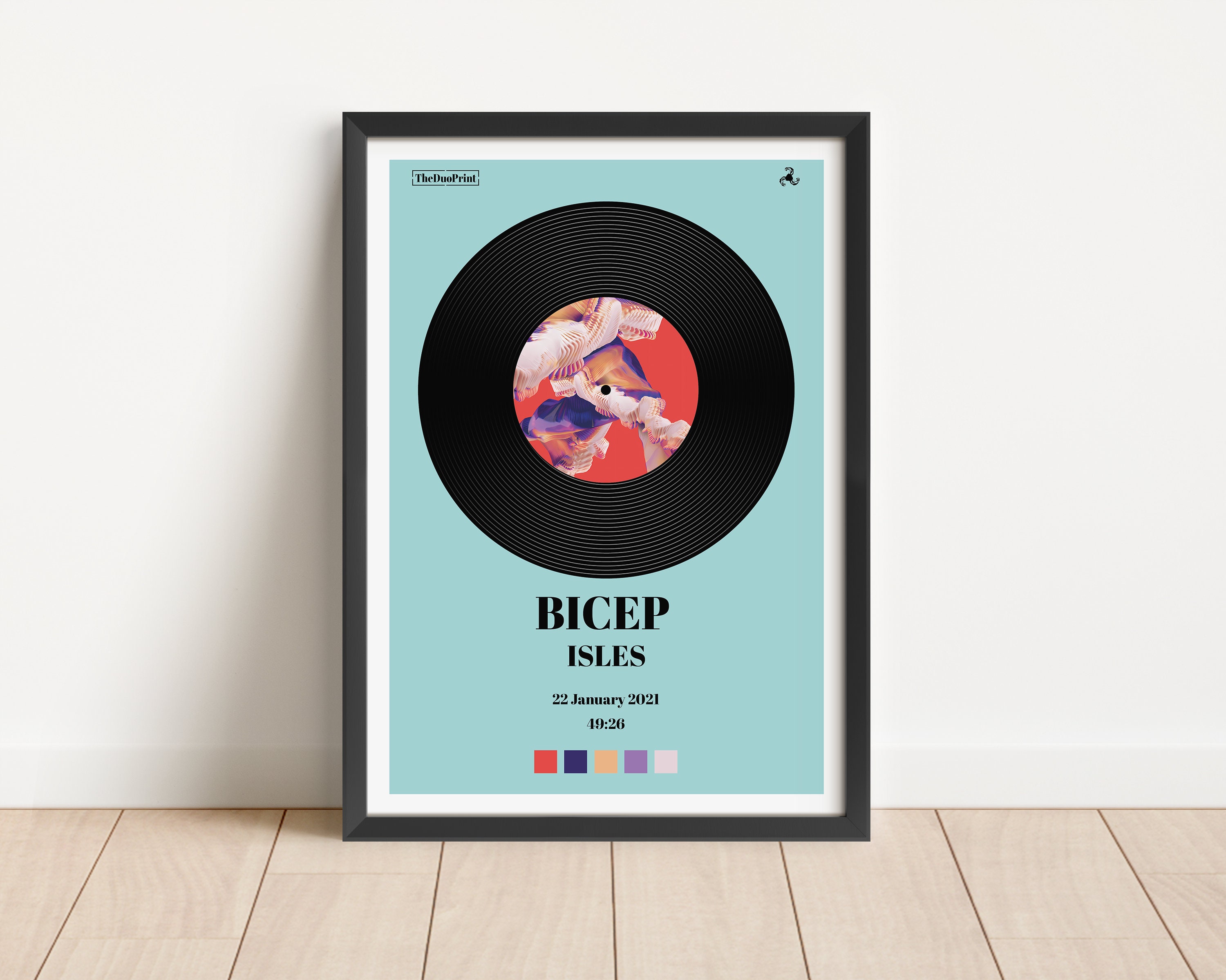BICEP | "isles" Album Song Cover Poster Print | House Techno DJ Art - Etsy