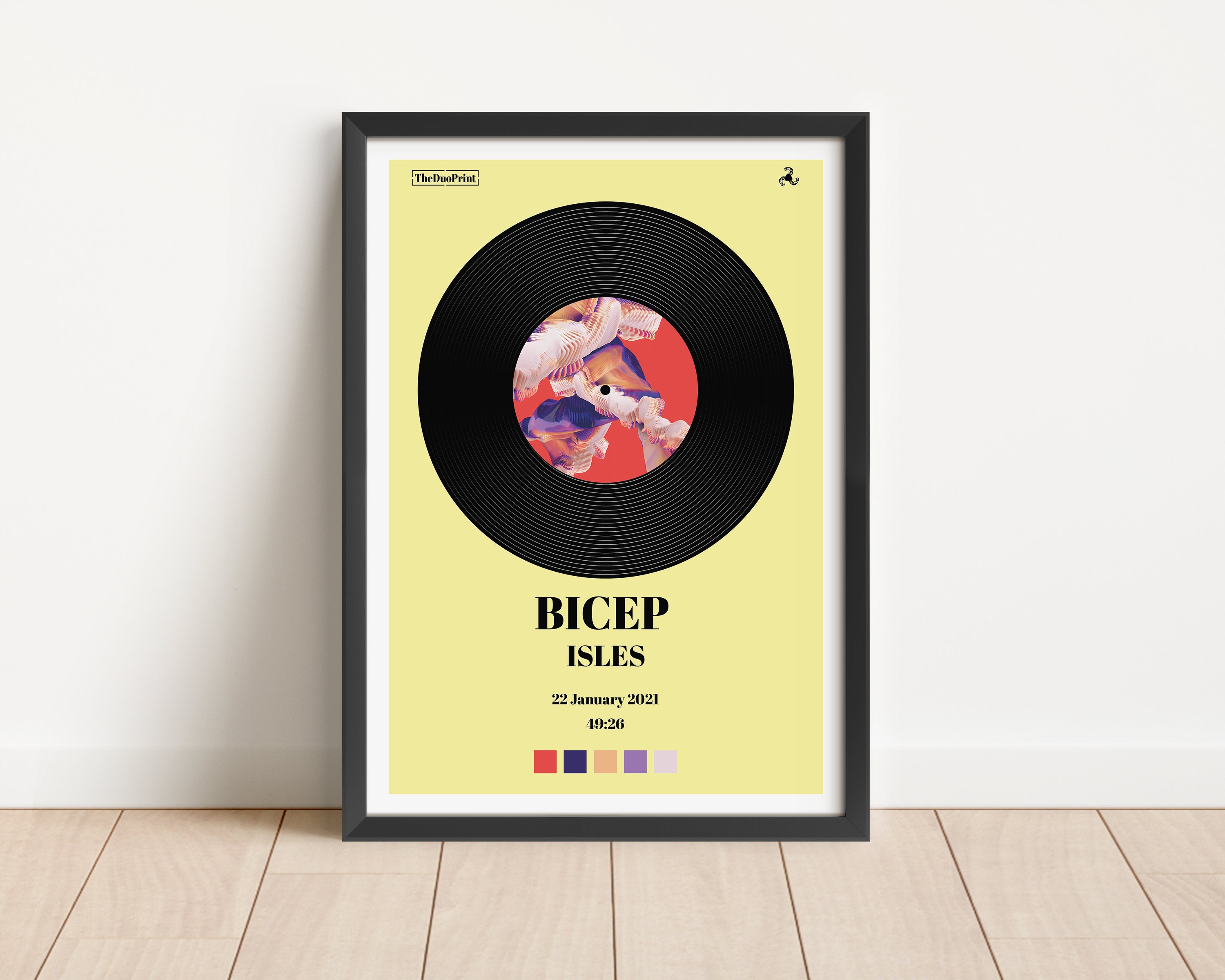 BICEP | "isles" Album Song Cover Poster Print | House Techno DJ Art - Etsy