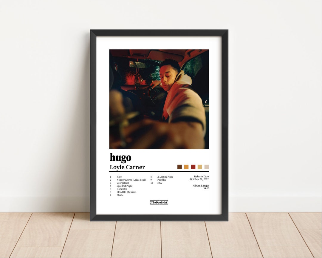 Loyle Carner hugo Album Cover Poster Hip Hop R&B Music Art Poster Print ...