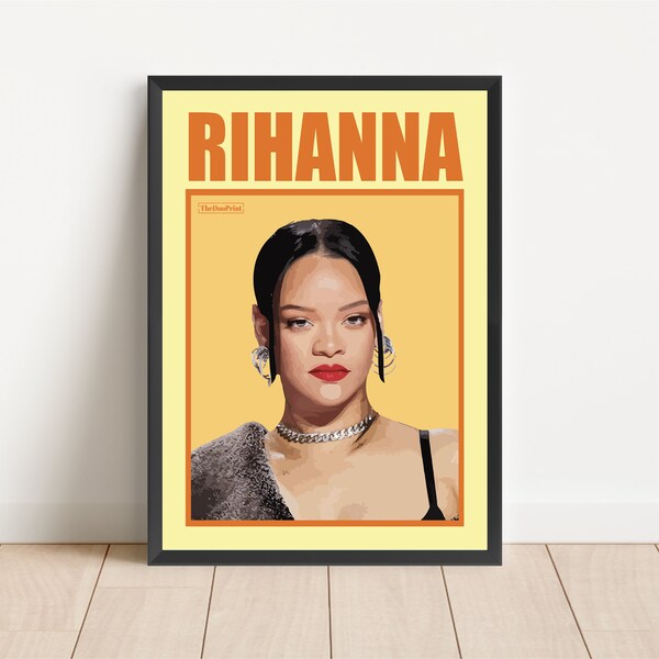 Rihanna Poster - Etsy Canada