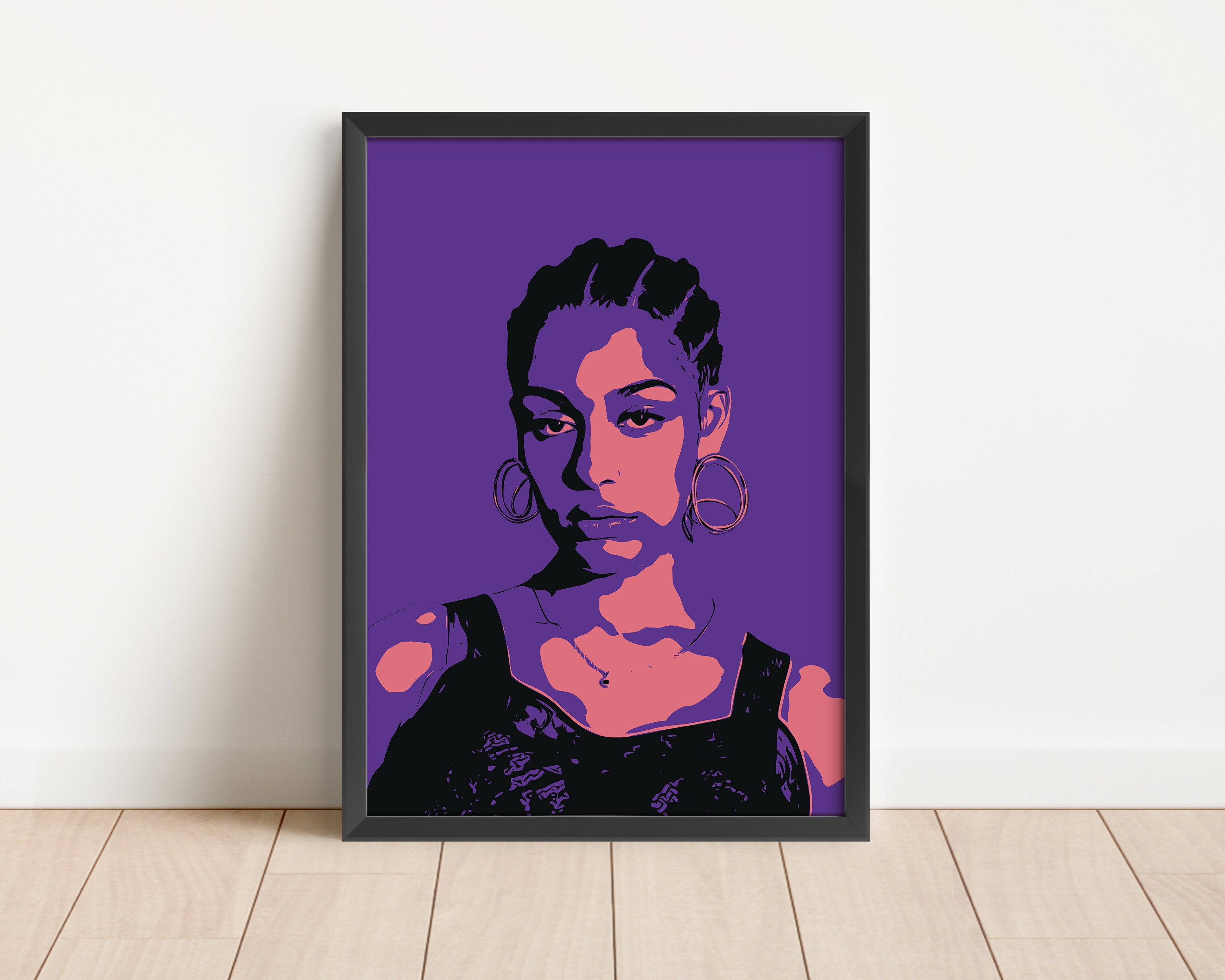Jorja Smith Poster | Rnb & Hip Hop Art | Plain Background - Etsy