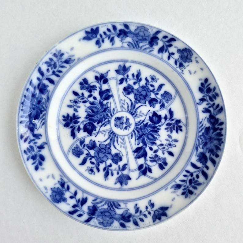 Vintage Petrus Regout “mikado” Netherlands Porcelain Plate – 26 Cm - Etsy