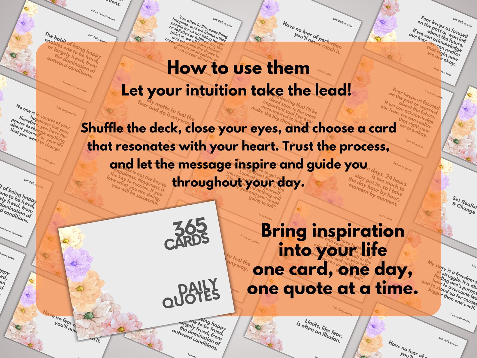 365 Daily Inspirational Quote Cards: Wisdom & Mindfulness (digital ...