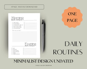 Minimalist Monthly Cleaning Checklist Printable & Digital - Etsy