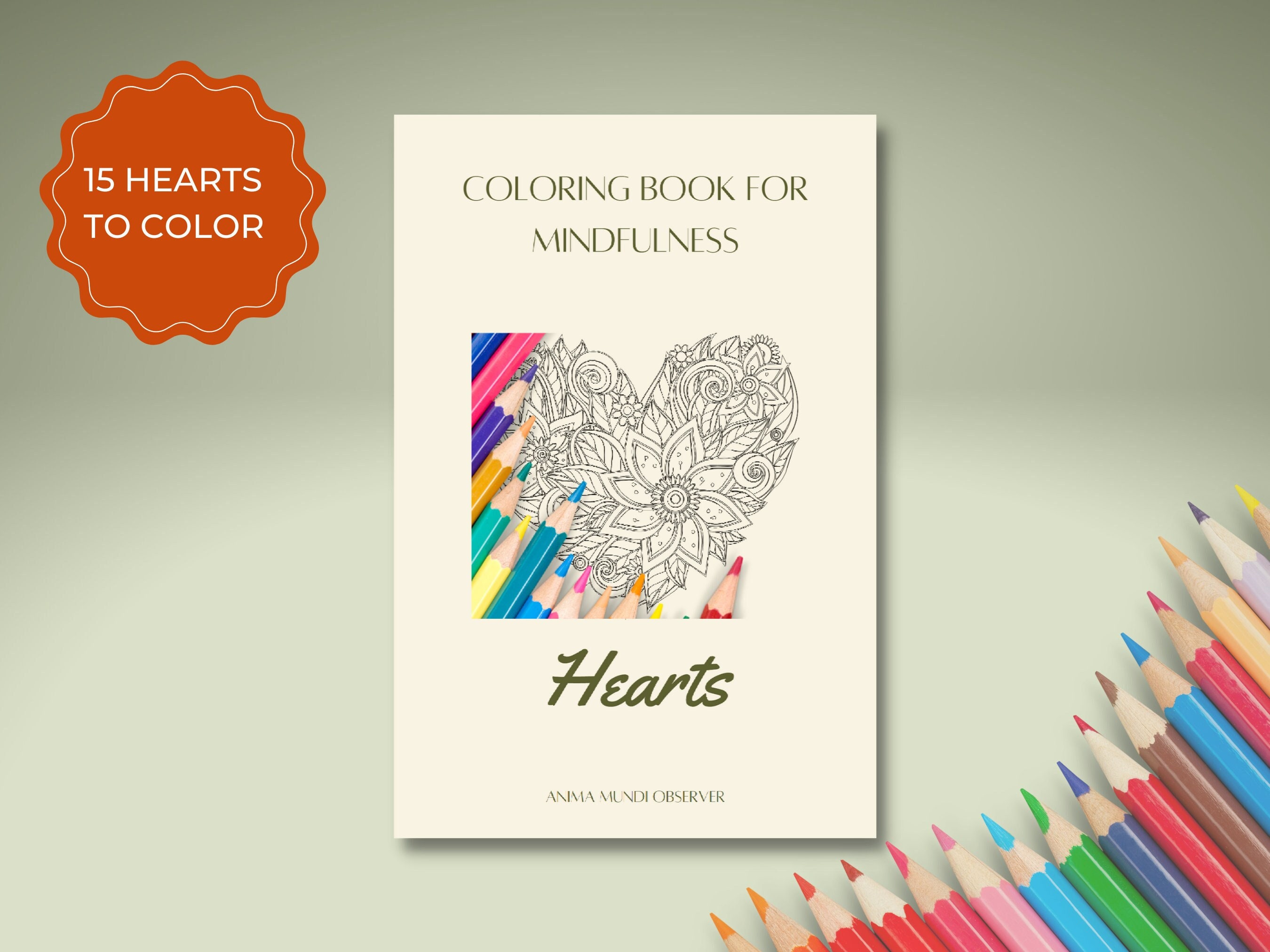 Coloring HEARTS, Pages to Color, Coloring Book for Adults, Coloring Art ...