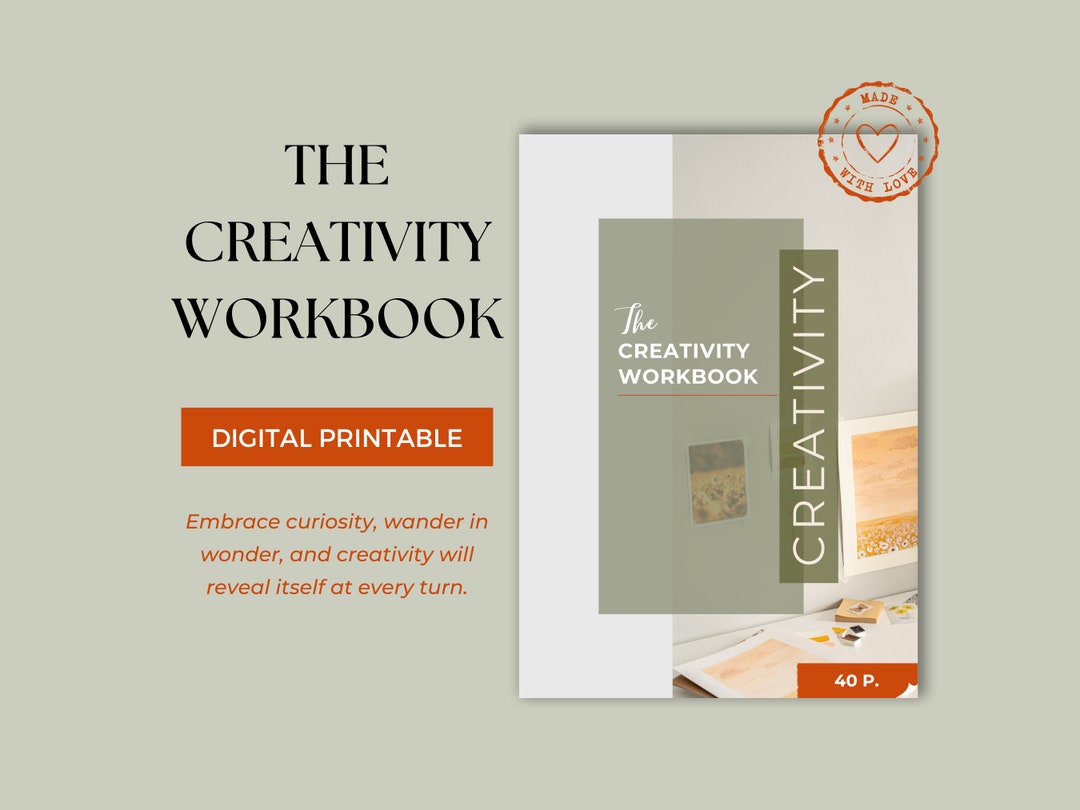 Creativity Workbook, Ignite Your Imagination. Inspired Living, Journal ...
