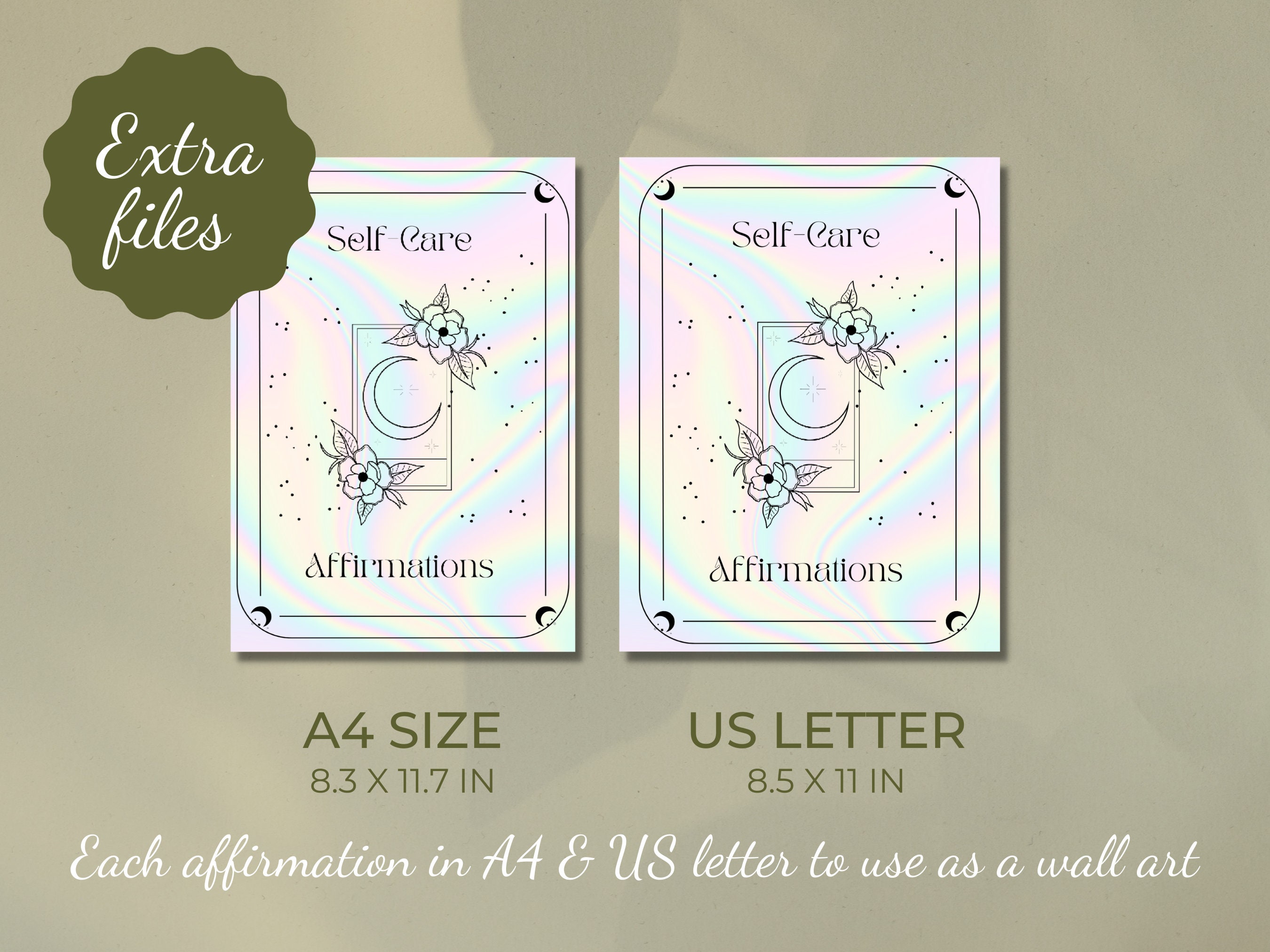 Affirmation Cards for Self Care, Card Decks for Women, 31 Cards for ...