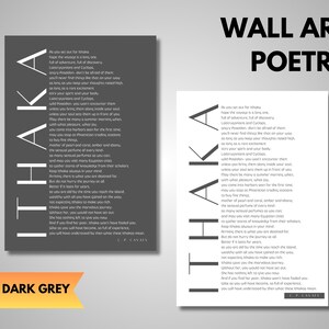 Ithaca Poem Print by Constantine Cavafy - Inspirational Wall Art ...