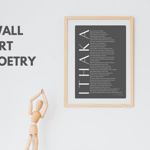 Ithaca Poem Print by Constantine Cavafy - Inspirational Wall Art ...